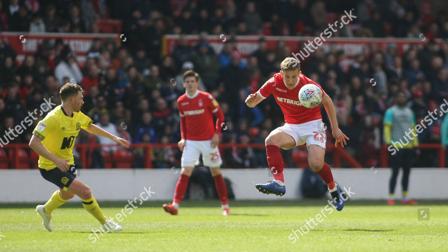 Ryan Yates Controls Ball Midfield Forest Editorial Stock Photo - Stock ...