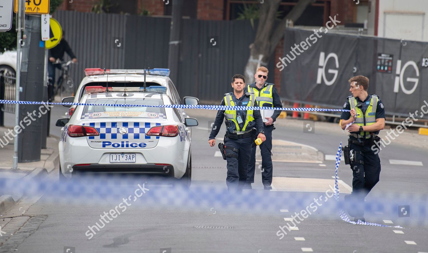 Victoria Police Scene Multiple Shooting Outside Editorial Stock Photo ...