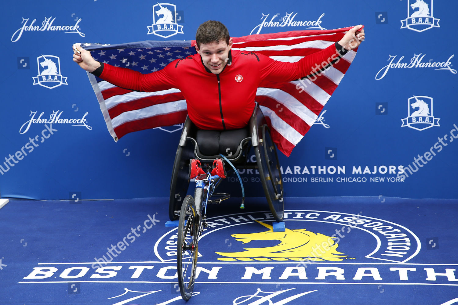 Daniel Romanchuk Us Poses Us Flag Editorial Stock Photo - Stock Image ...