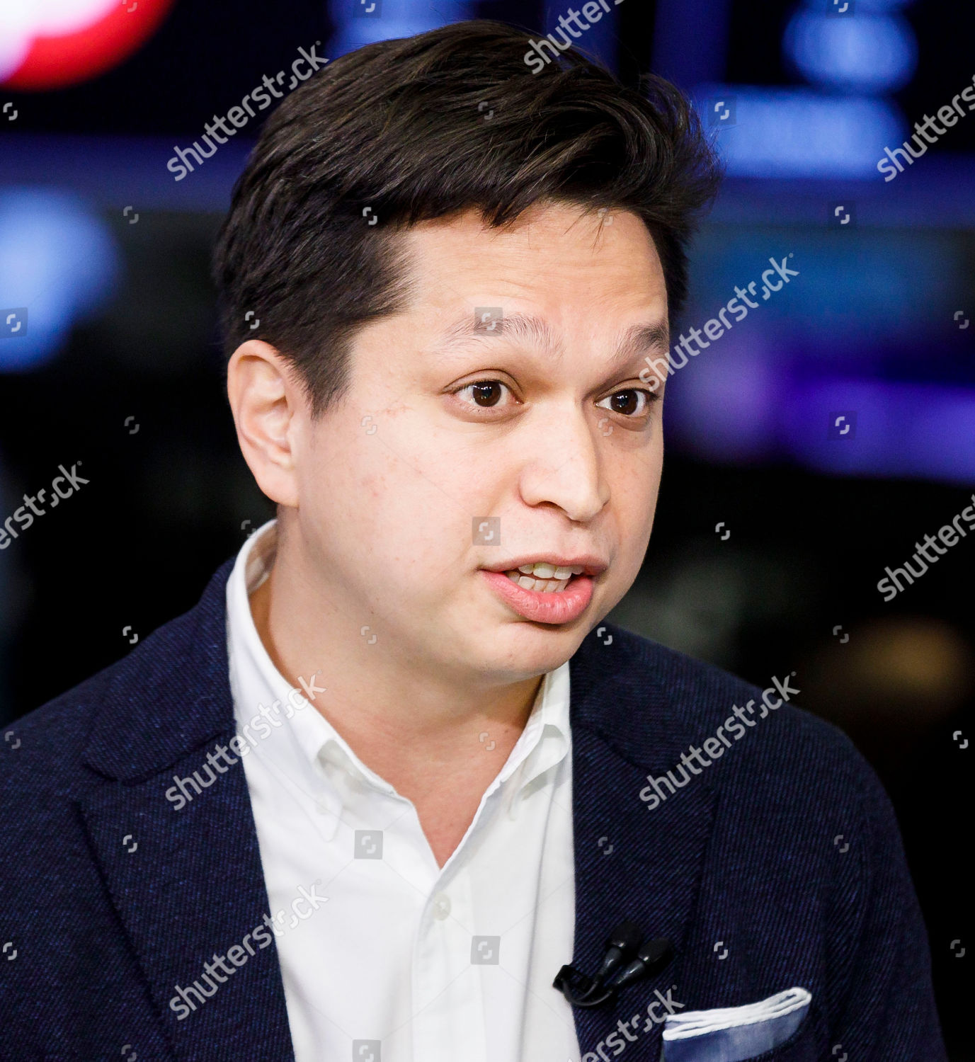 Pinterest Ceo Ben Silbermann Interviewed Following Editorial Stock ...