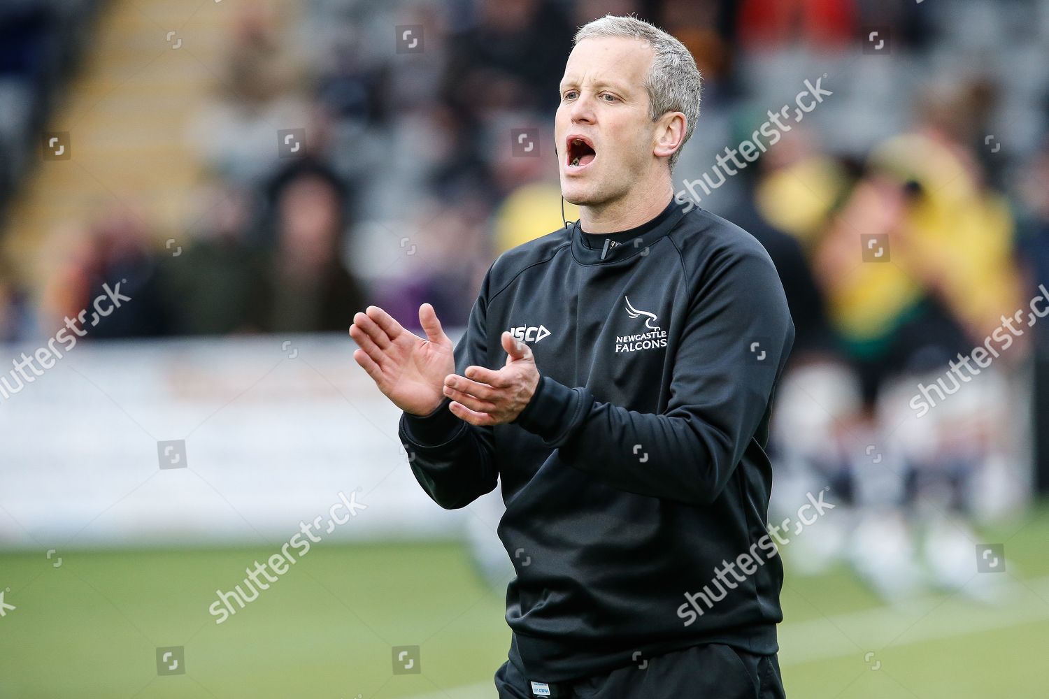 Falcons Head Coach Dave Walder Newcastle Editorial Stock Photo - Stock ...