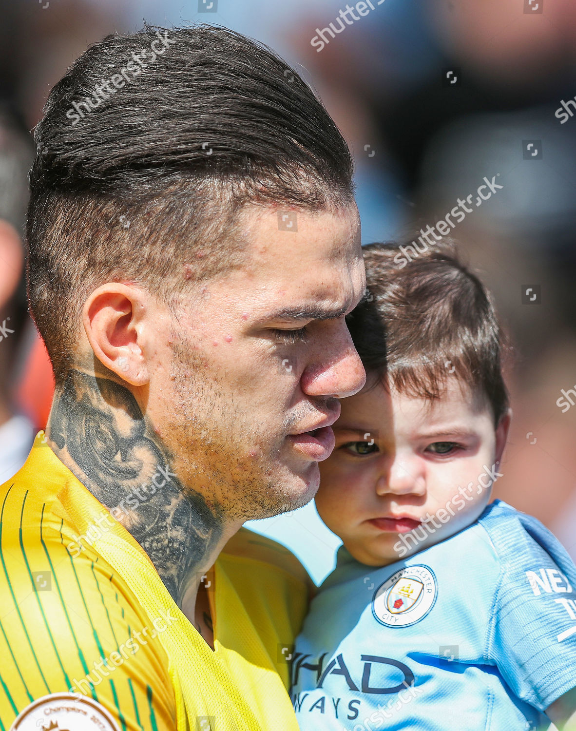 Goalkeeper Ederson Manchester City Small Child Editorial Stock Photo ...