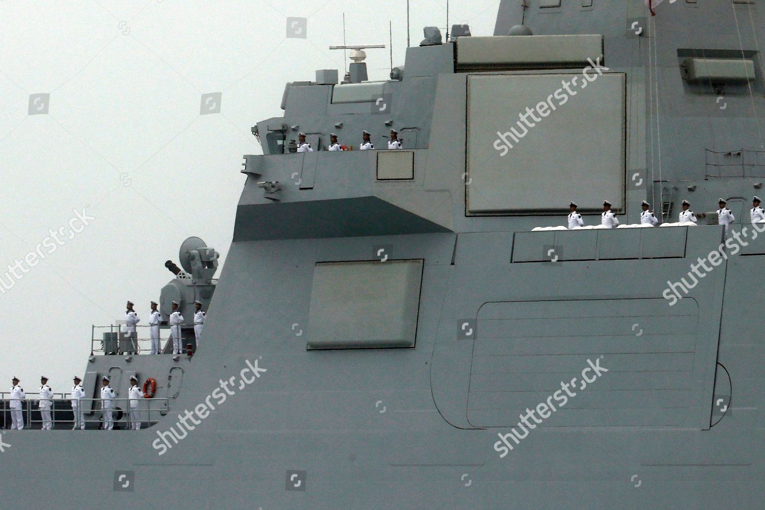Chinese Navy Type 055 Destroyer Nanchang Editorial Stock Photo - Stock ...