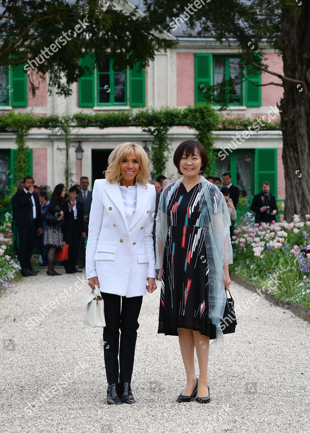 French First Lady Brigitte Macron L Editorial Stock Photo - Stock Image ...