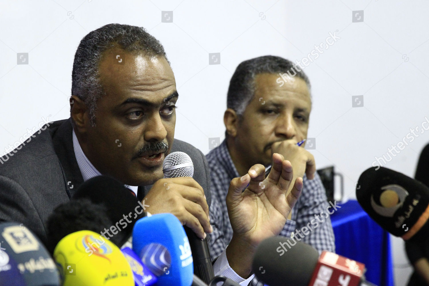 Sudanese Activist Siddiq Farouk Alsheikh L Editorial Stock Photo ...