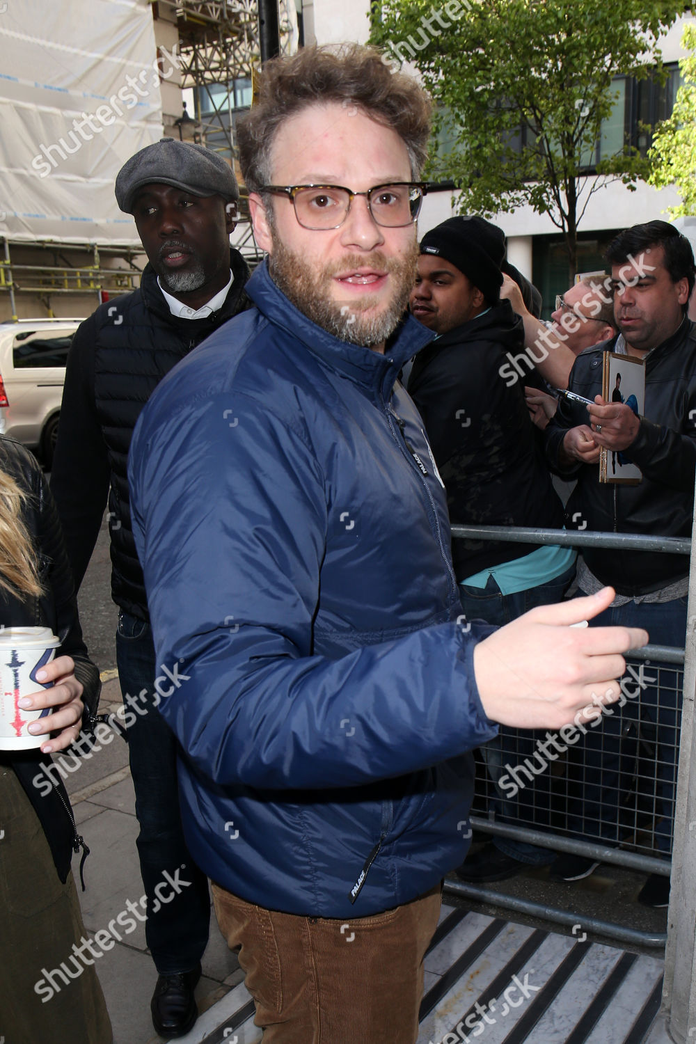 Seth Rogen Bbc Radio Studios Editorial Stock Photo - Stock Image ...