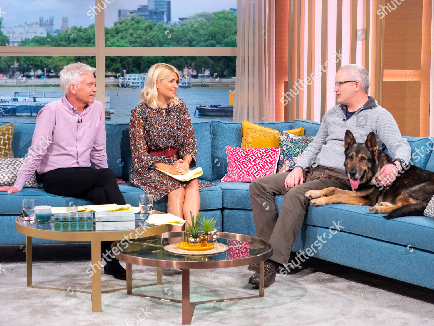 Phillip Schofield Holly Willoughby Dave Wardell Editorial Stock Photo ...