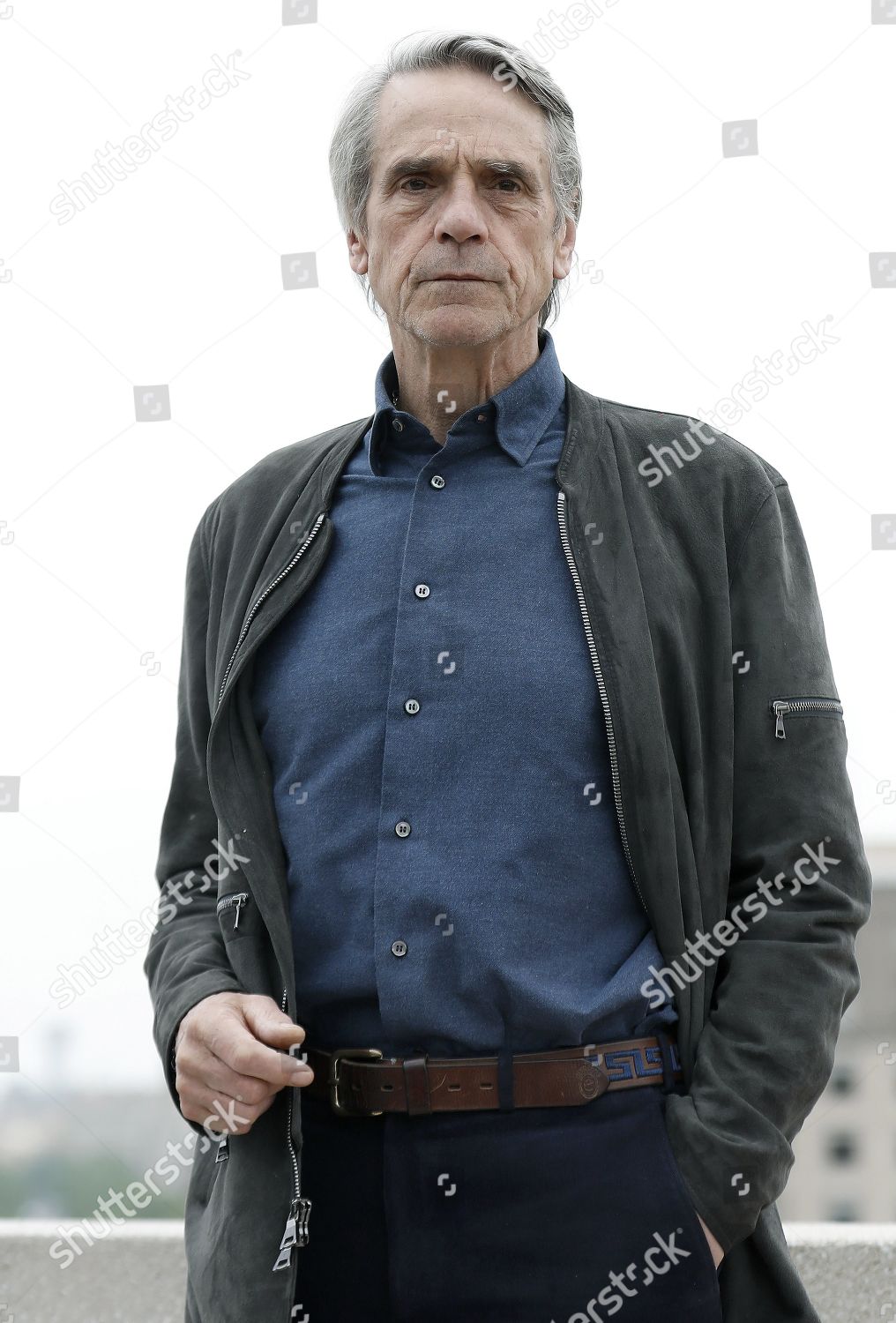 Jeremy Irons Poses Photographer During Interview Editorial Stock Photo ...