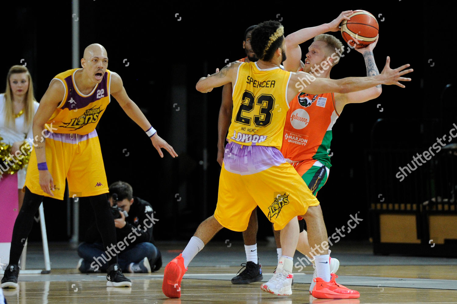 Jordan Spencer London Lions Joshua Wilcher Editorial Stock Photo ...