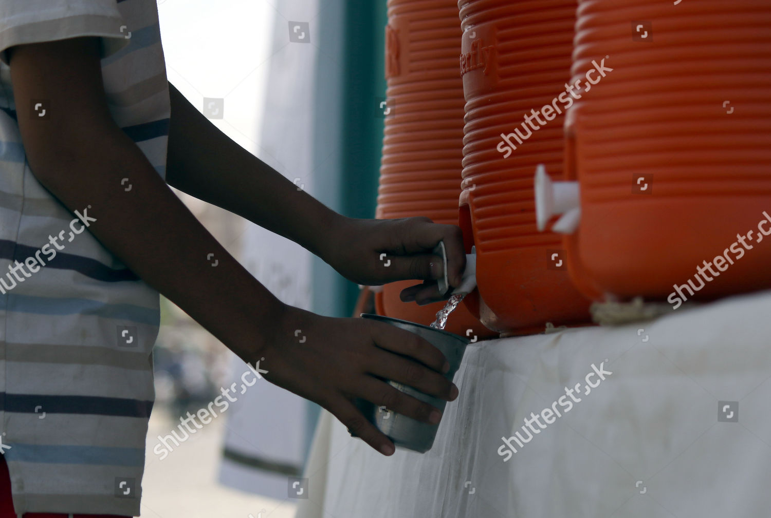 Pakistani Drinks Cold Water Water Tanks Editorial Stock Photo - Stock ...
