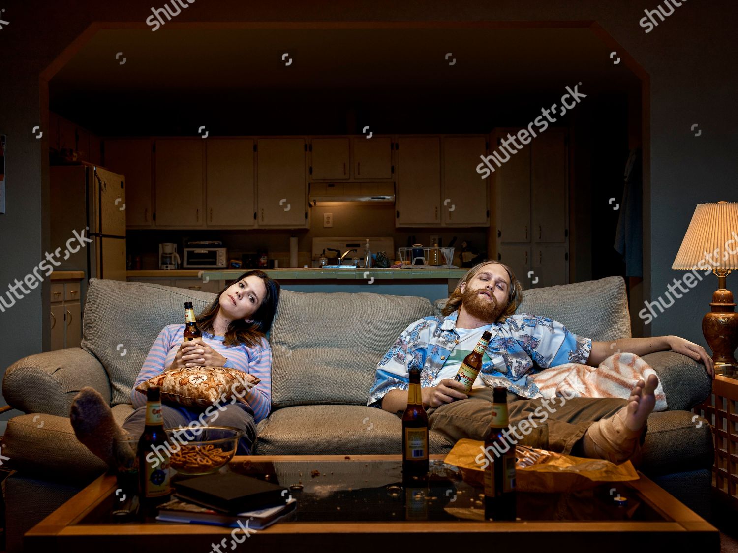 Wyatt Russell Sean Dud Dudley Sonya Editorial Stock Photo - Stock Image ...