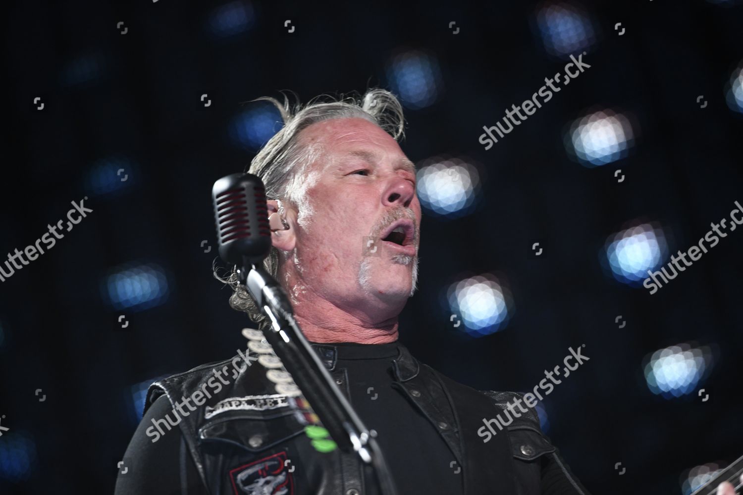 Metallicas Lead Singer James Hetfield Performs Editorial Stock Photo ...