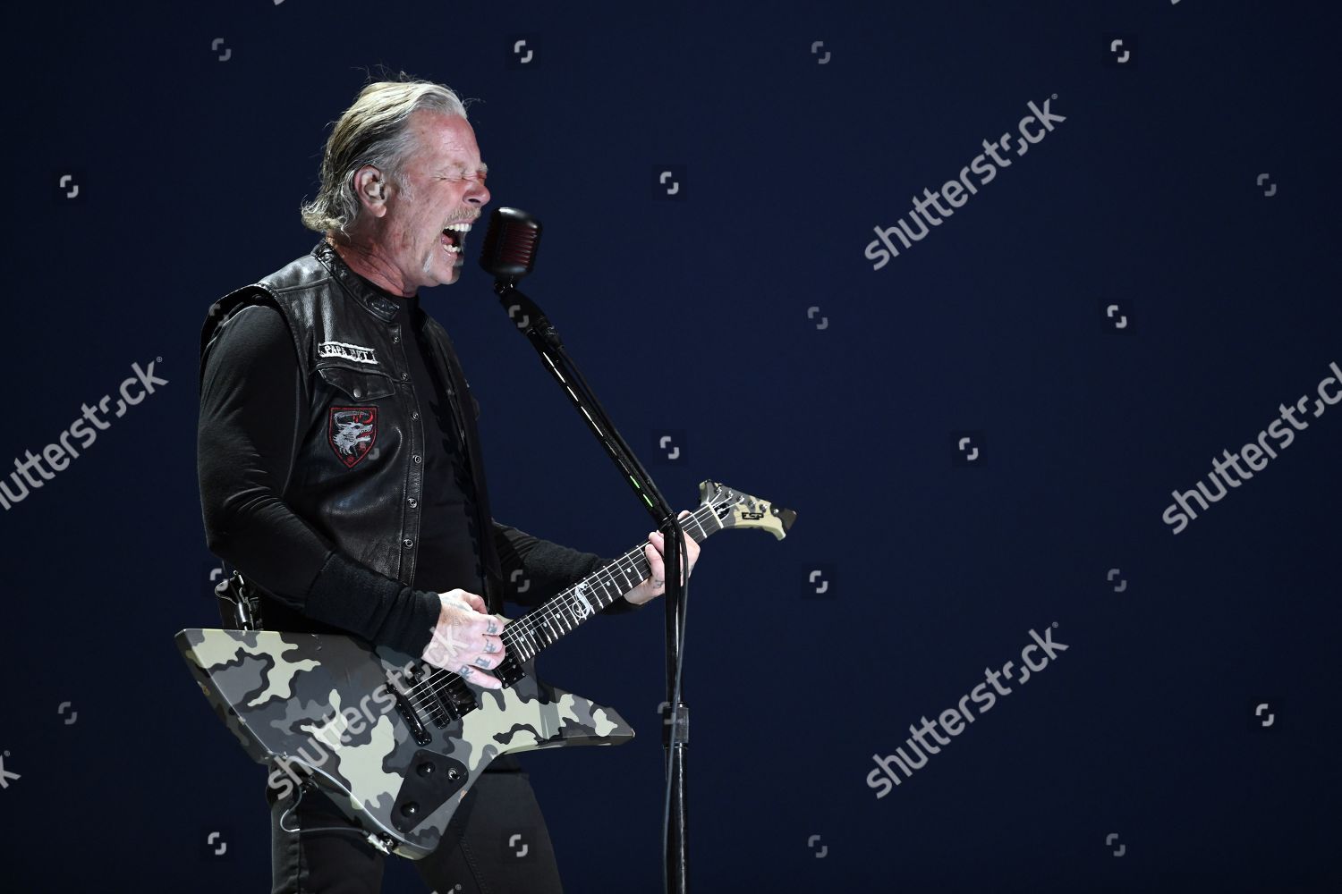 Metallicas Lead Singer James Hetfield Performs Editorial Stock Photo ...