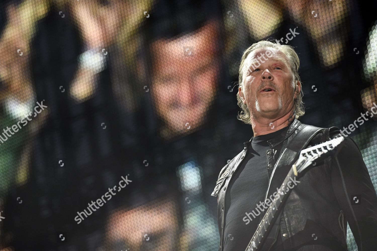 Metallicas Lead Singer James Hetfield Performs Editorial Stock Photo ...