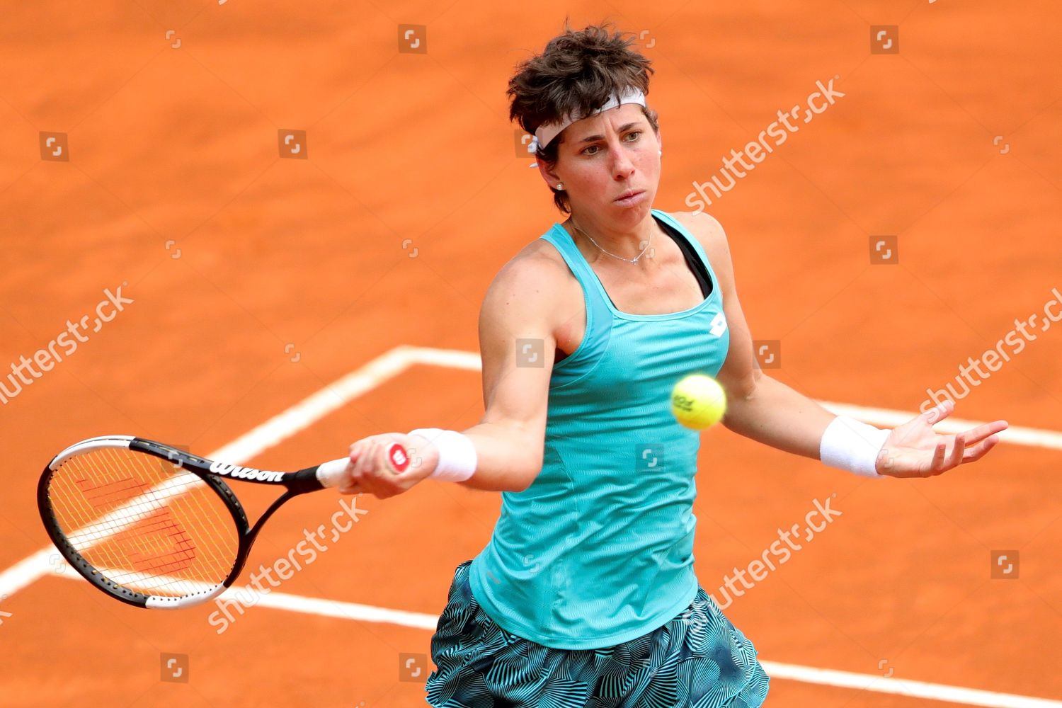 Carla Suarez Spain Action During Her Editorial Stock Photo - Stock ...