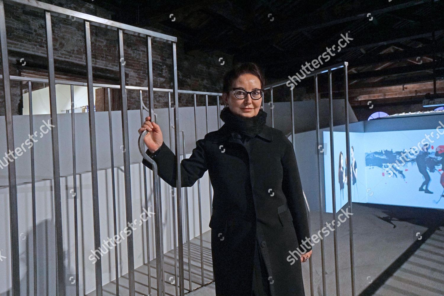 Artist Inci Eviner Poses Inside Turkish Editorial Stock Photo - Stock ...