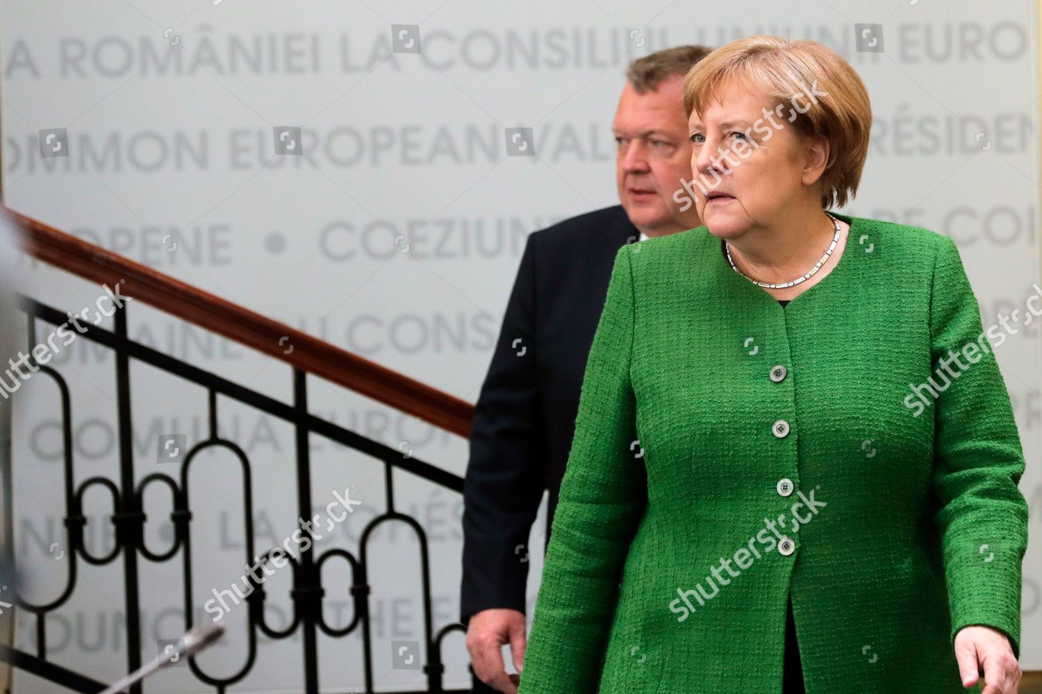 German Federal Chancellor Angela Merkel Front Editorial Stock Photo ...