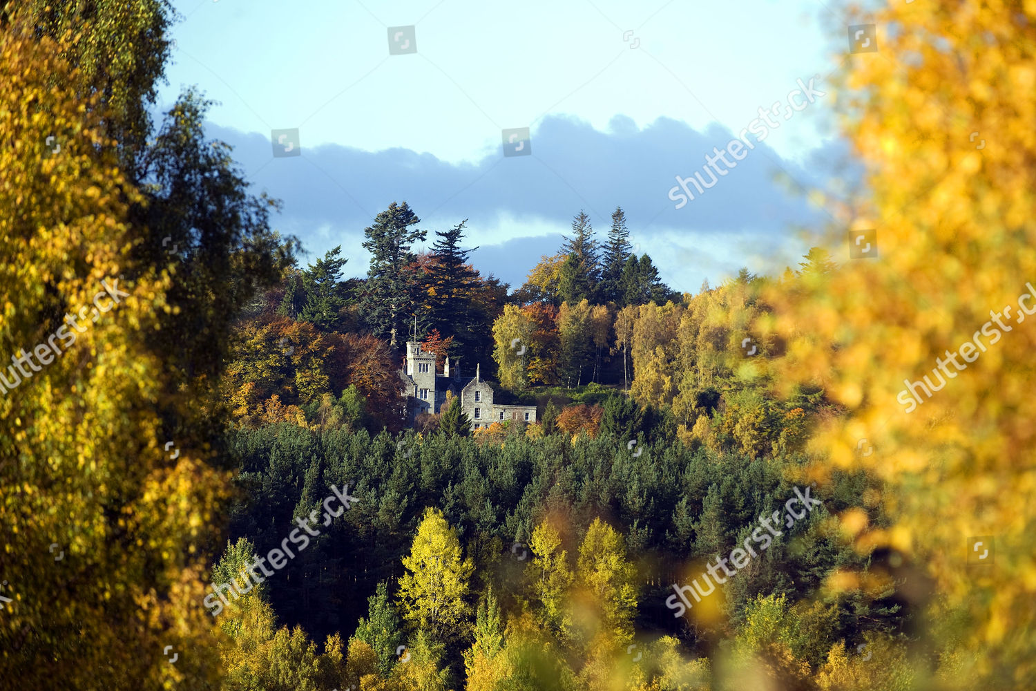 Autumn Colours Perthshire Scotland Britain Editorial Stock Photo ...