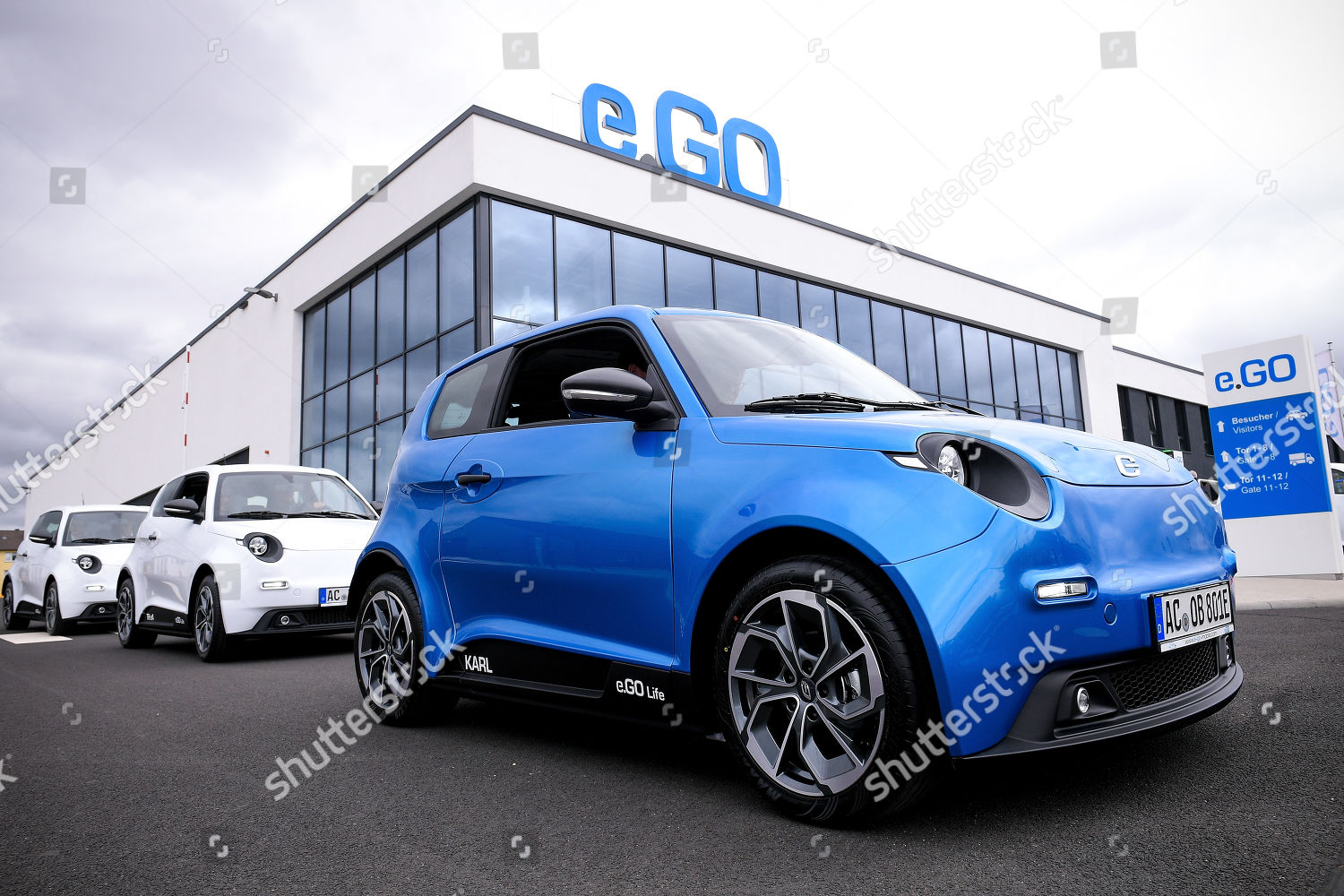 E Life Electric Cars Start Ecar Editorial Stock Photo - Stock Image ...