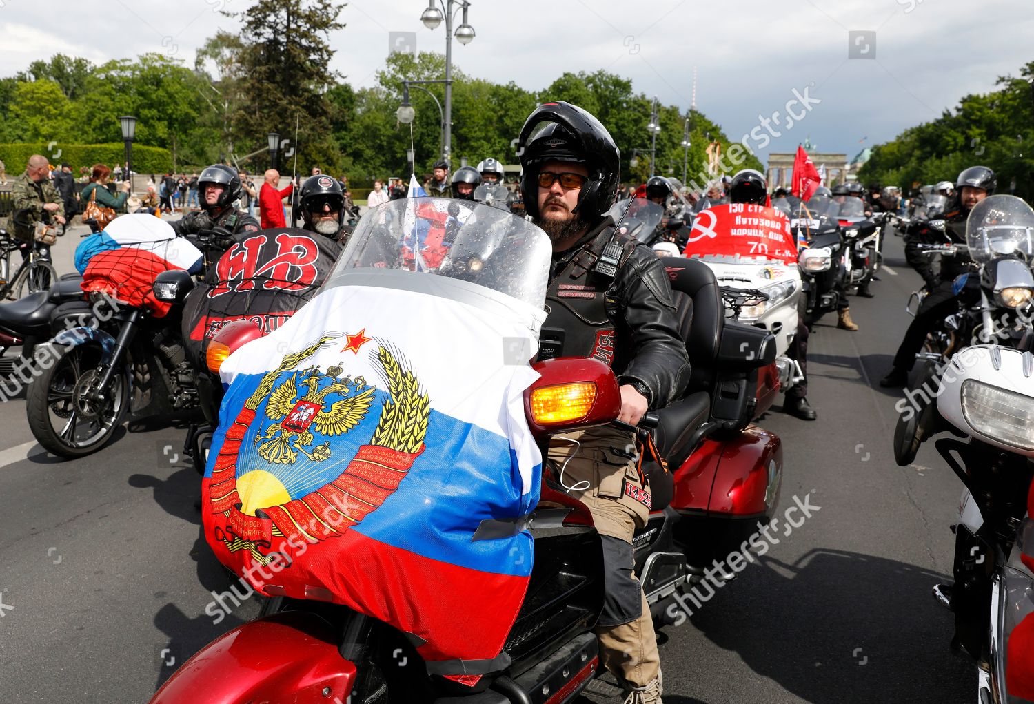 Members Russian Motorcycle Club Night Wolves Editorial Stock Photo ...
