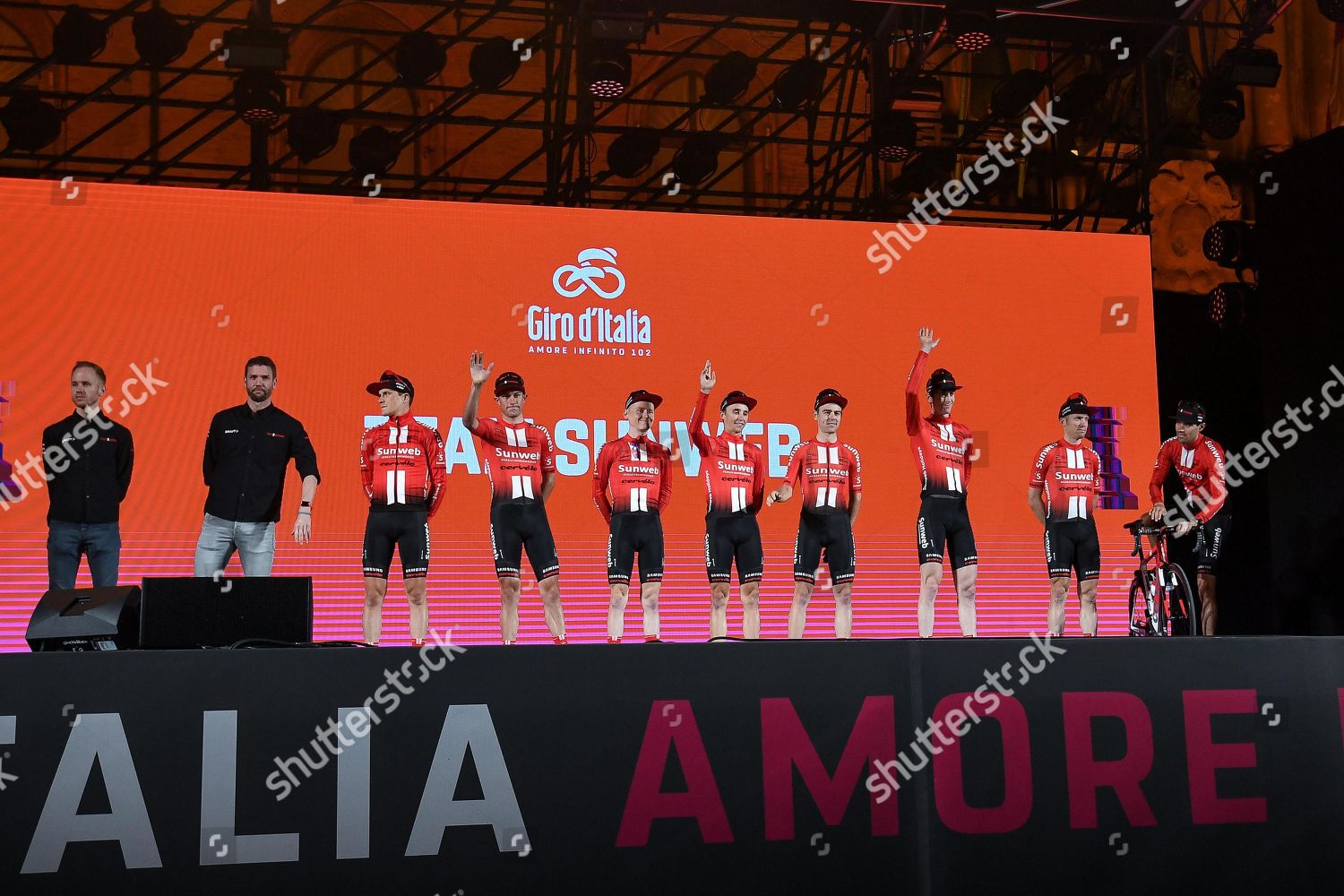 Team Sunweb Attends Official Opening Teams Editorial Stock Photo ...