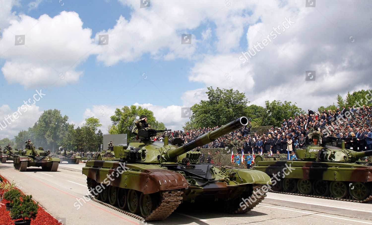 Armoured Vehicles Tanks Serbian Army Take Editorial Stock Photo - Stock ...