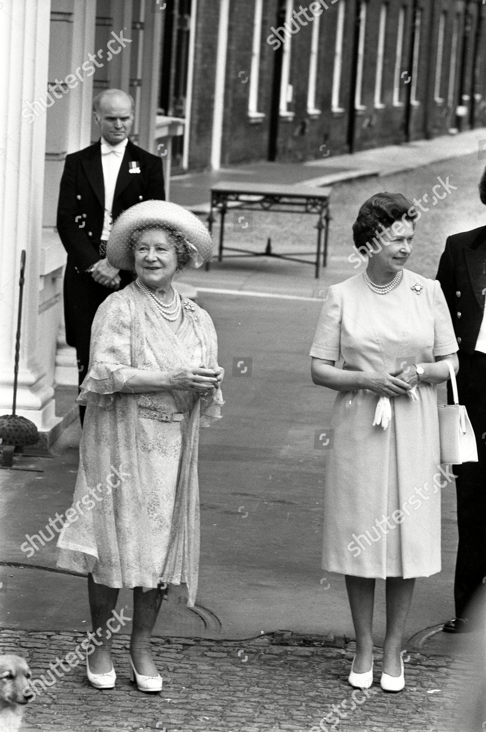 Queen Mother Queen Elizabeth Ii Aka Editorial Stock Photo - Stock Image ...