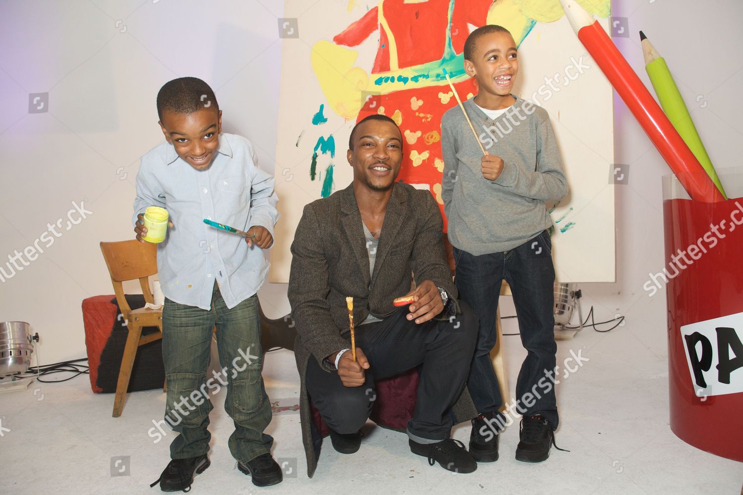 Ashley Walters Sons Paniro Walters Shayon Editorial Stock Photo - Stock ...