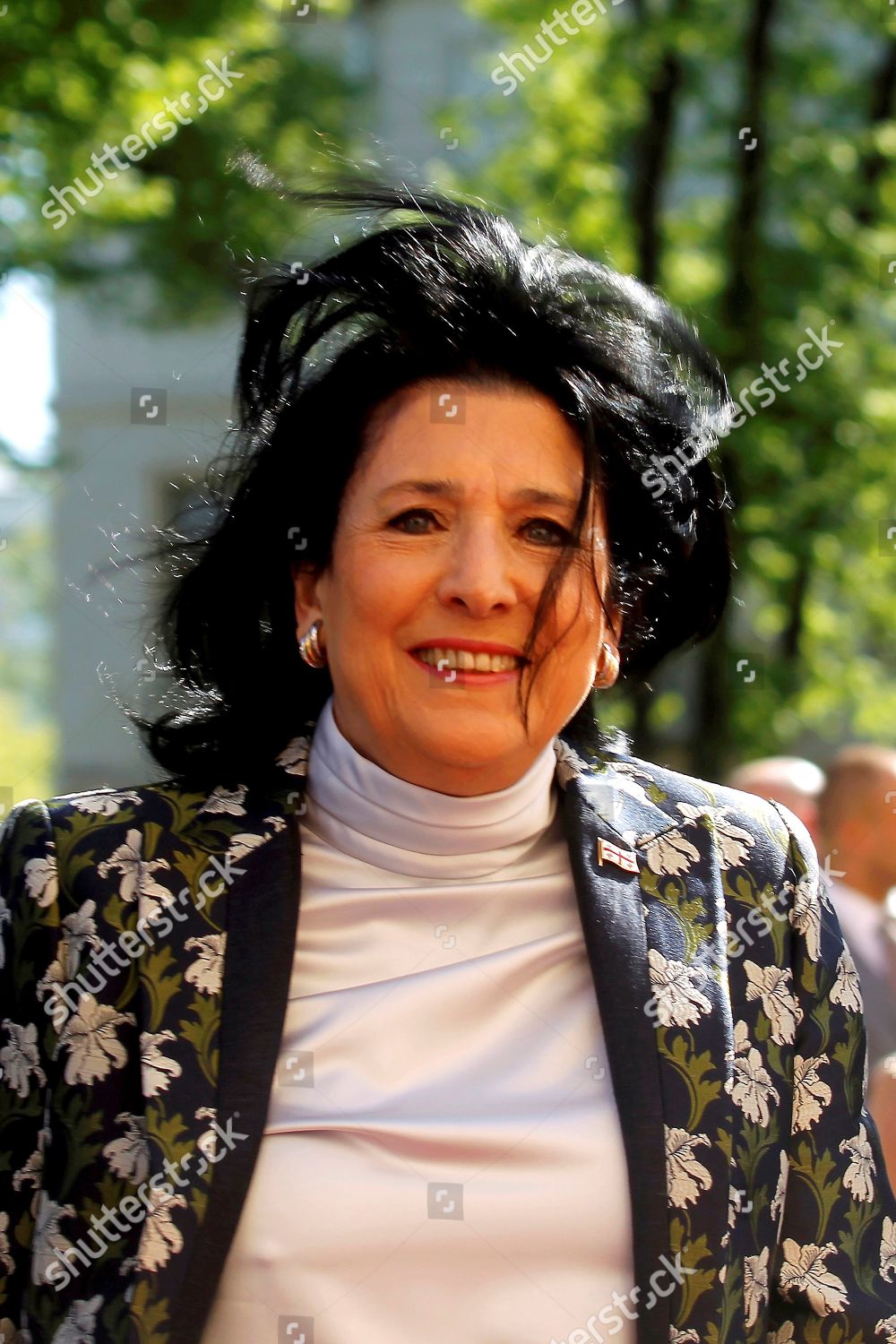 Georgian President Salome Zourabichvili Attends Welcoming Editorial ...