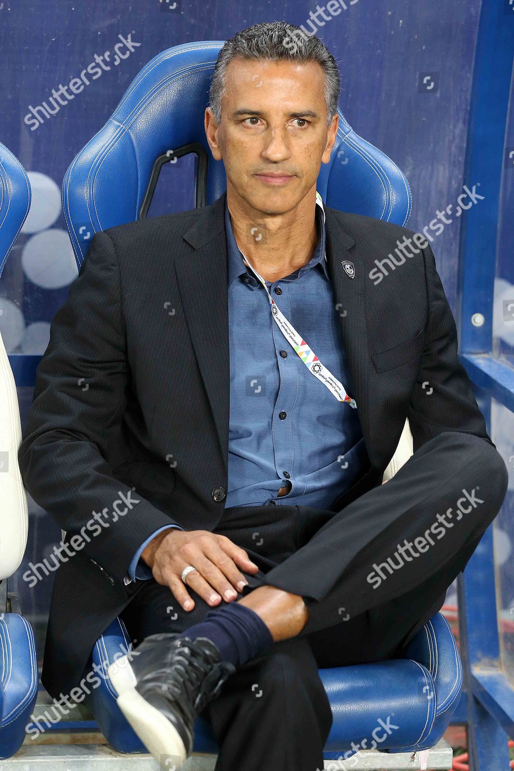 Alhilal Head Coach Pericles Chamusca During Editorial Stock Photo ...