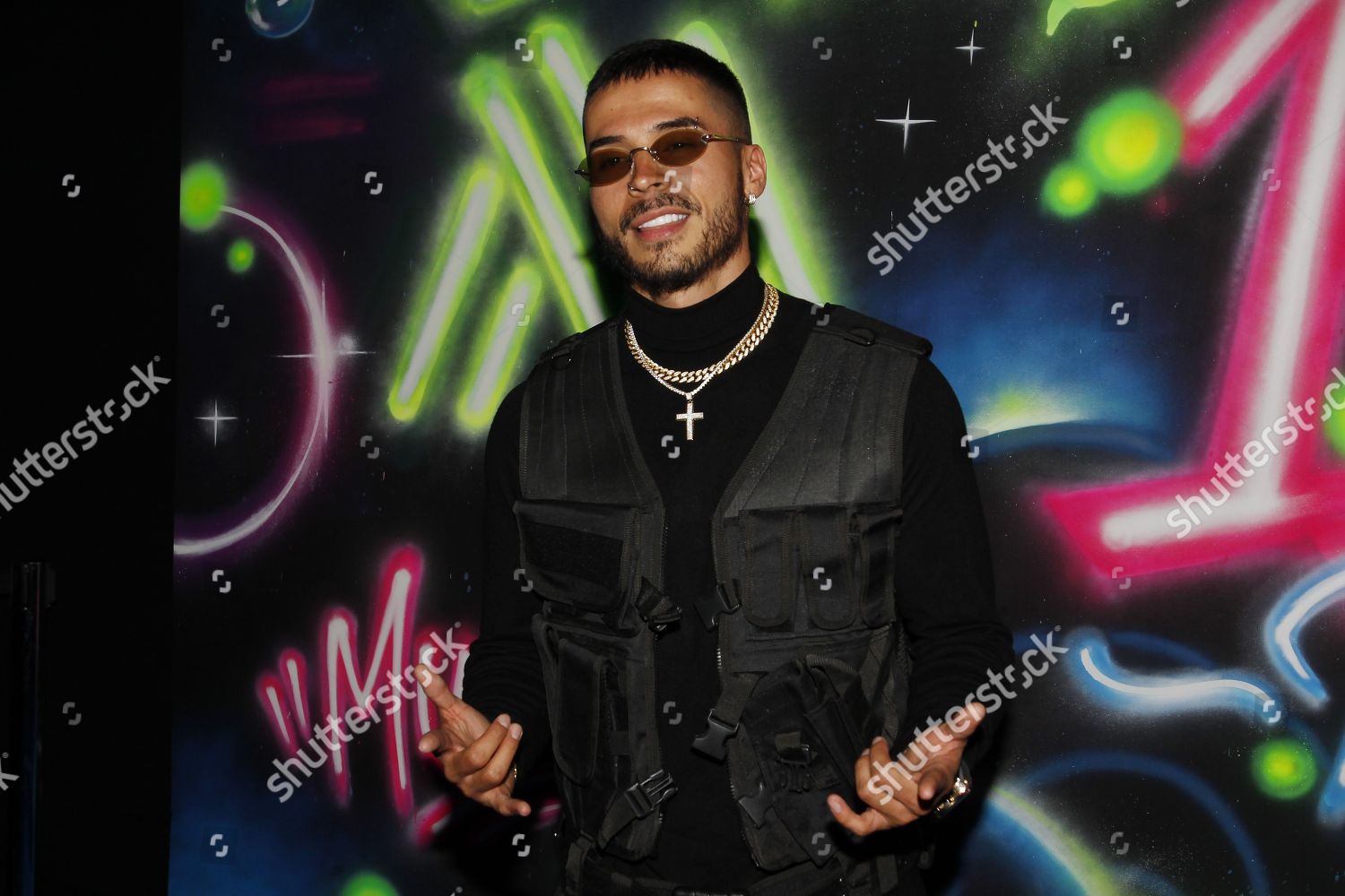 Colombian Singer Reykon Poses During Launch Editorial Stock Photo ...