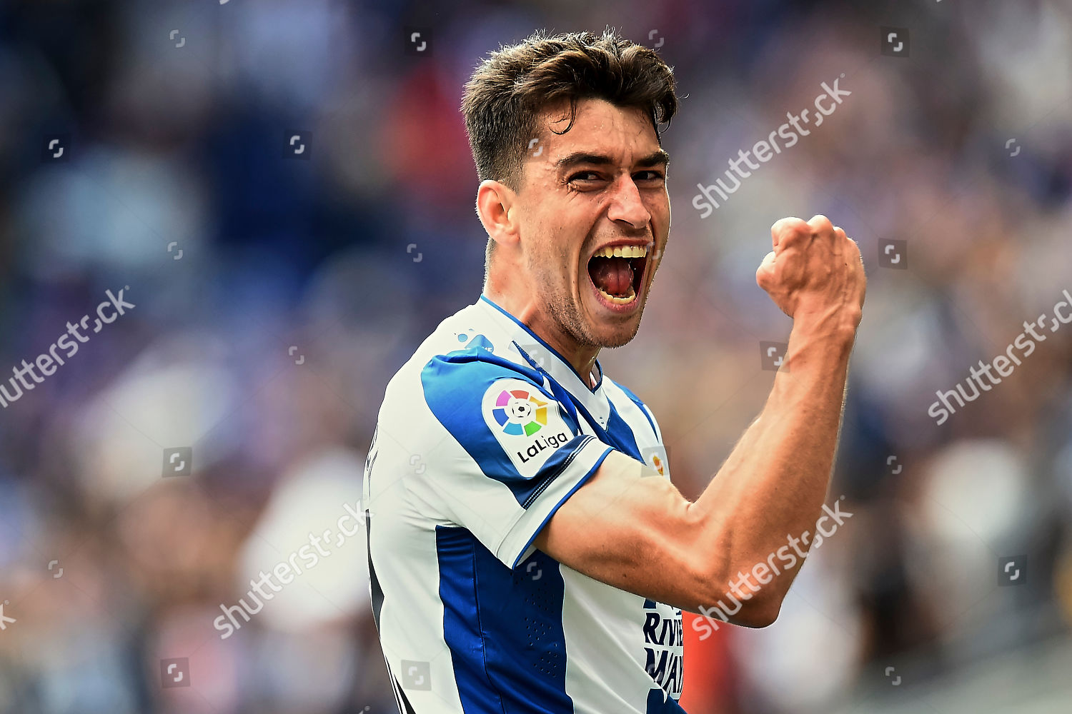 Marc Roca Rcd Espanyol Celebrates Roberto Editorial Stock Photo - Stock ...