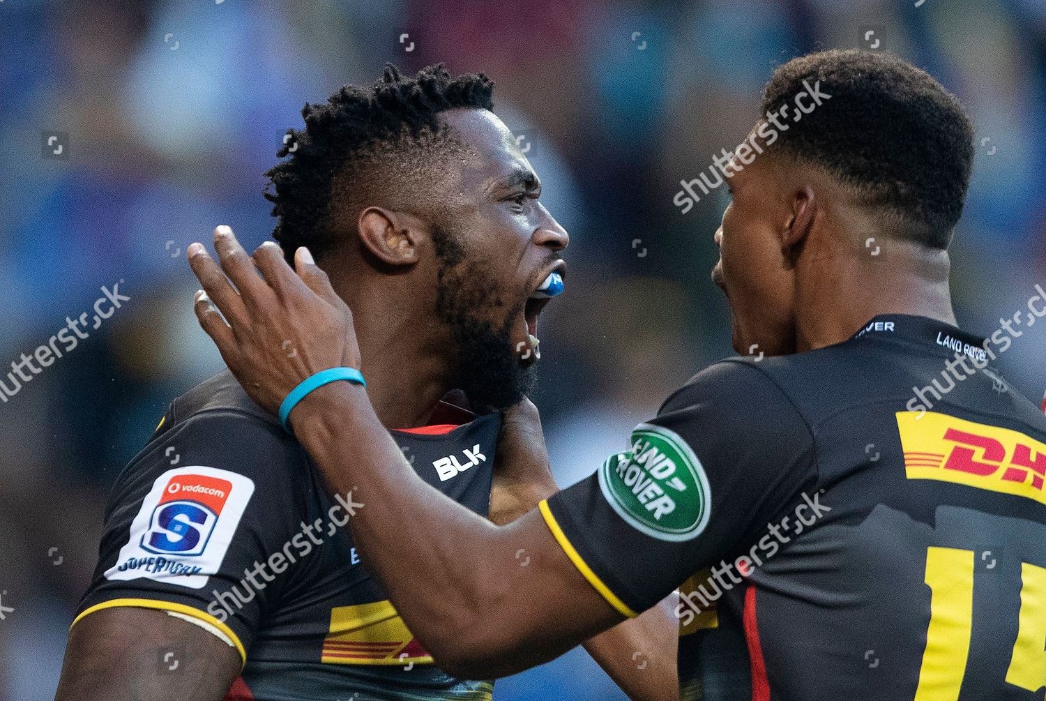 Stormers Captain Siya Kolisi L Celebrates Editorial Stock Photo - Stock ...