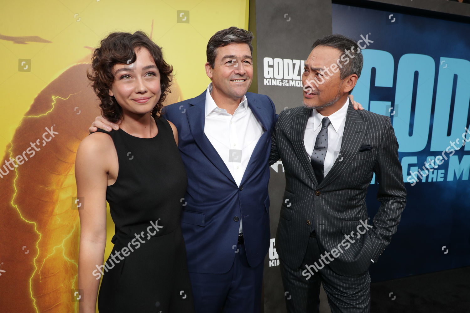 Sydney Chandler Kyle Chandler Ken Watanabe Editorial Stock Photo ...
