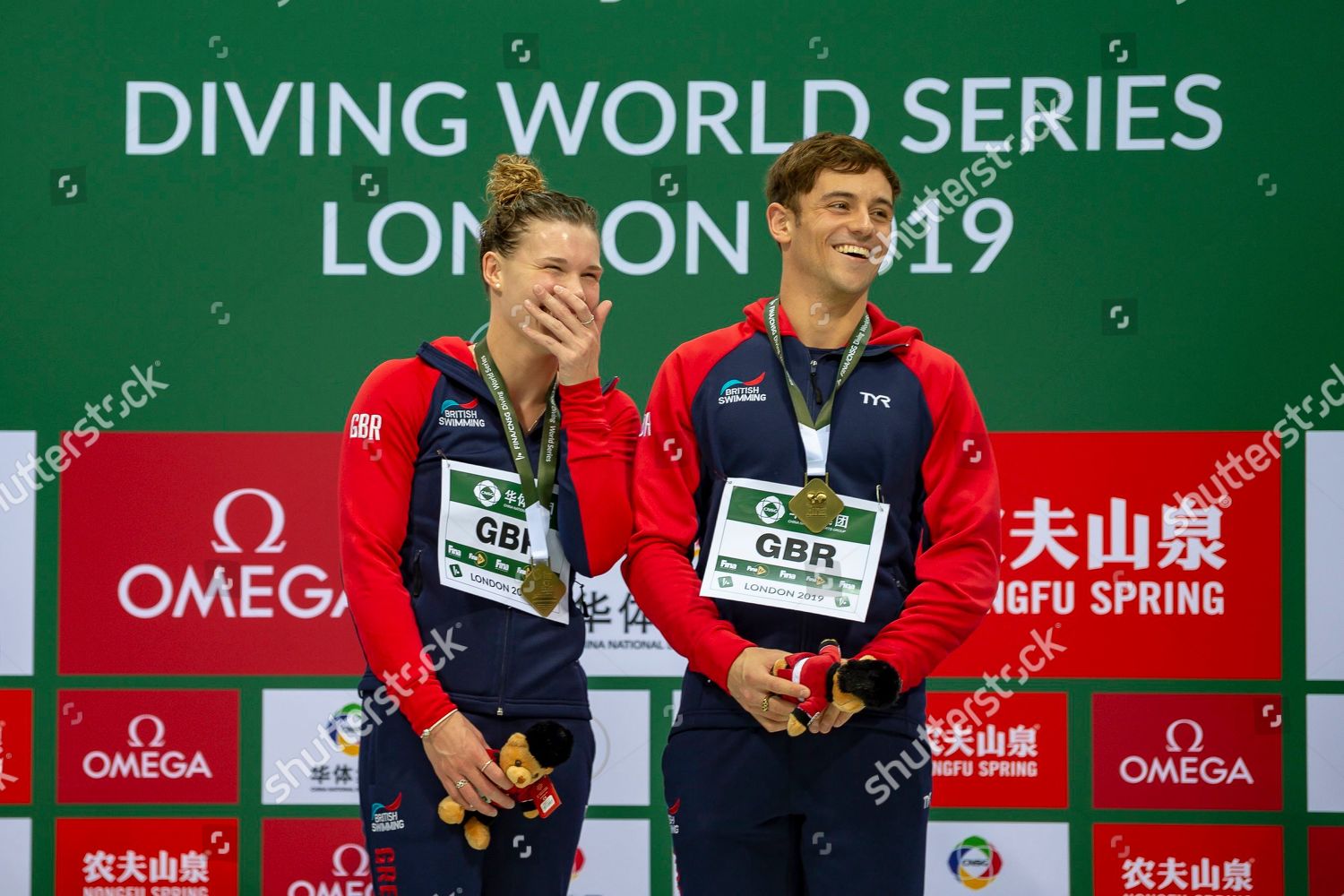 Grace Reid Great Britain Tom Daley Editorial Stock Photo - Stock Image ...