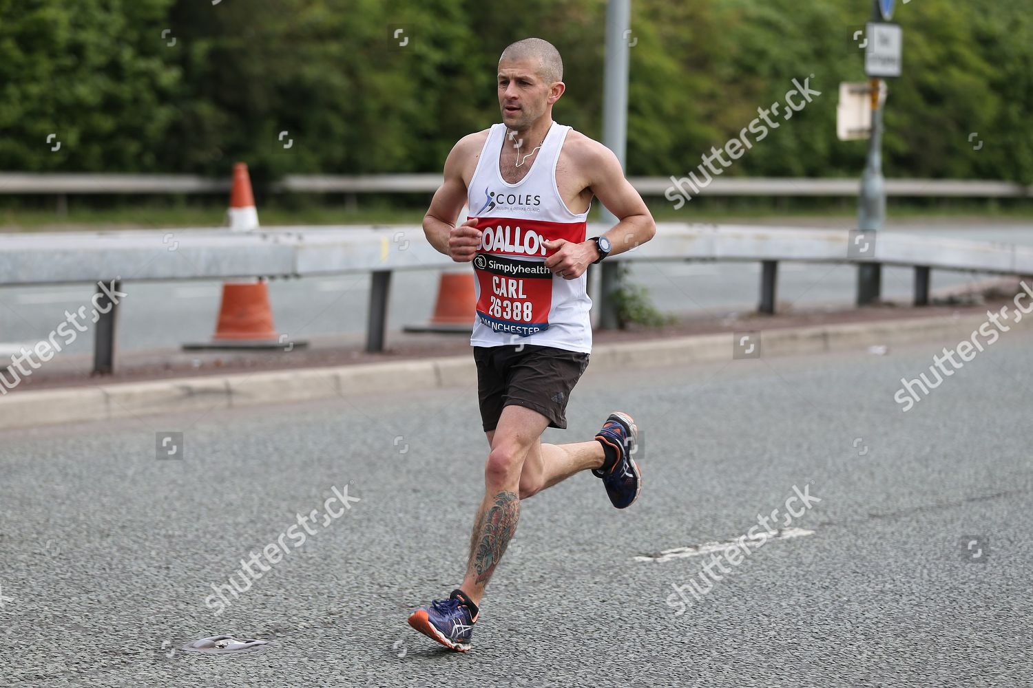2nd Place Runner Half Marathon During Editorial Stock Photo - Stock ...