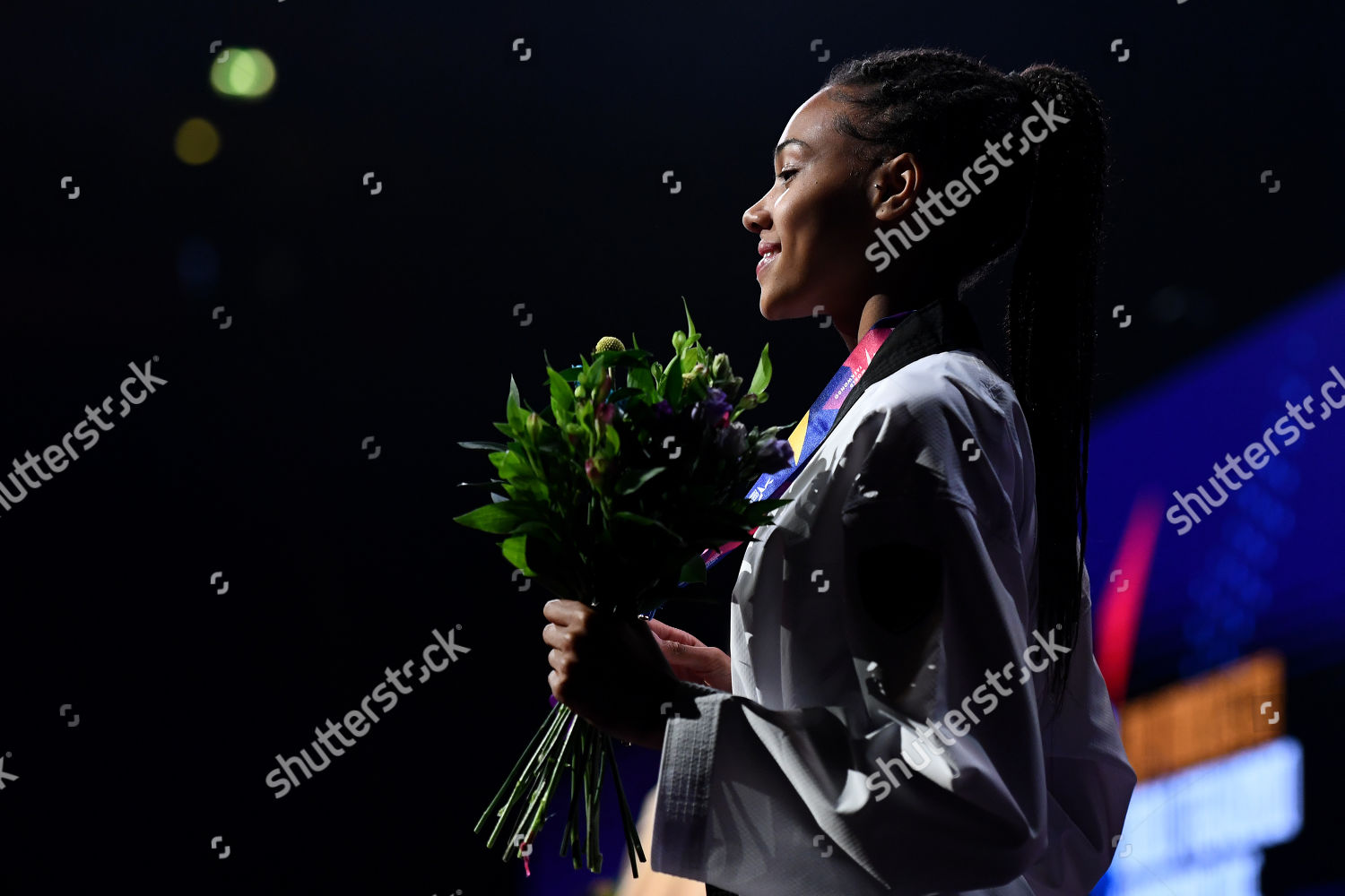 Aaliyah Powell Great Britain Poses Bronze Editorial Stock Photo - Stock ...