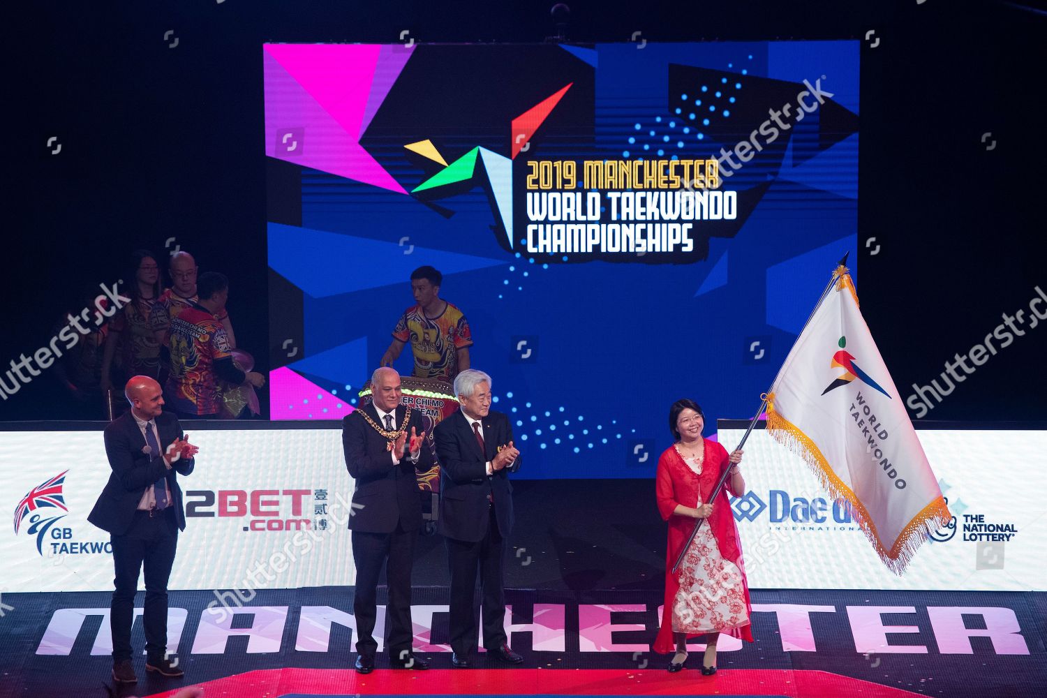 Flag Handing Over Ceremony 2019 Taekwondo Editorial Stock Photo - Stock ...