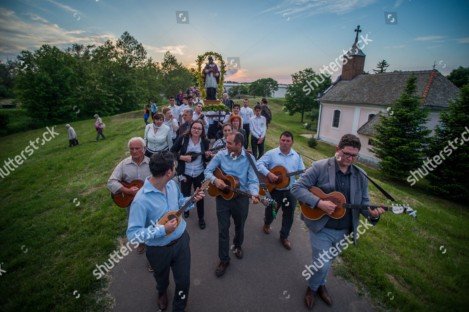 Young Men Carry Statue St John Editorial Stock Photo - Stock Image ...