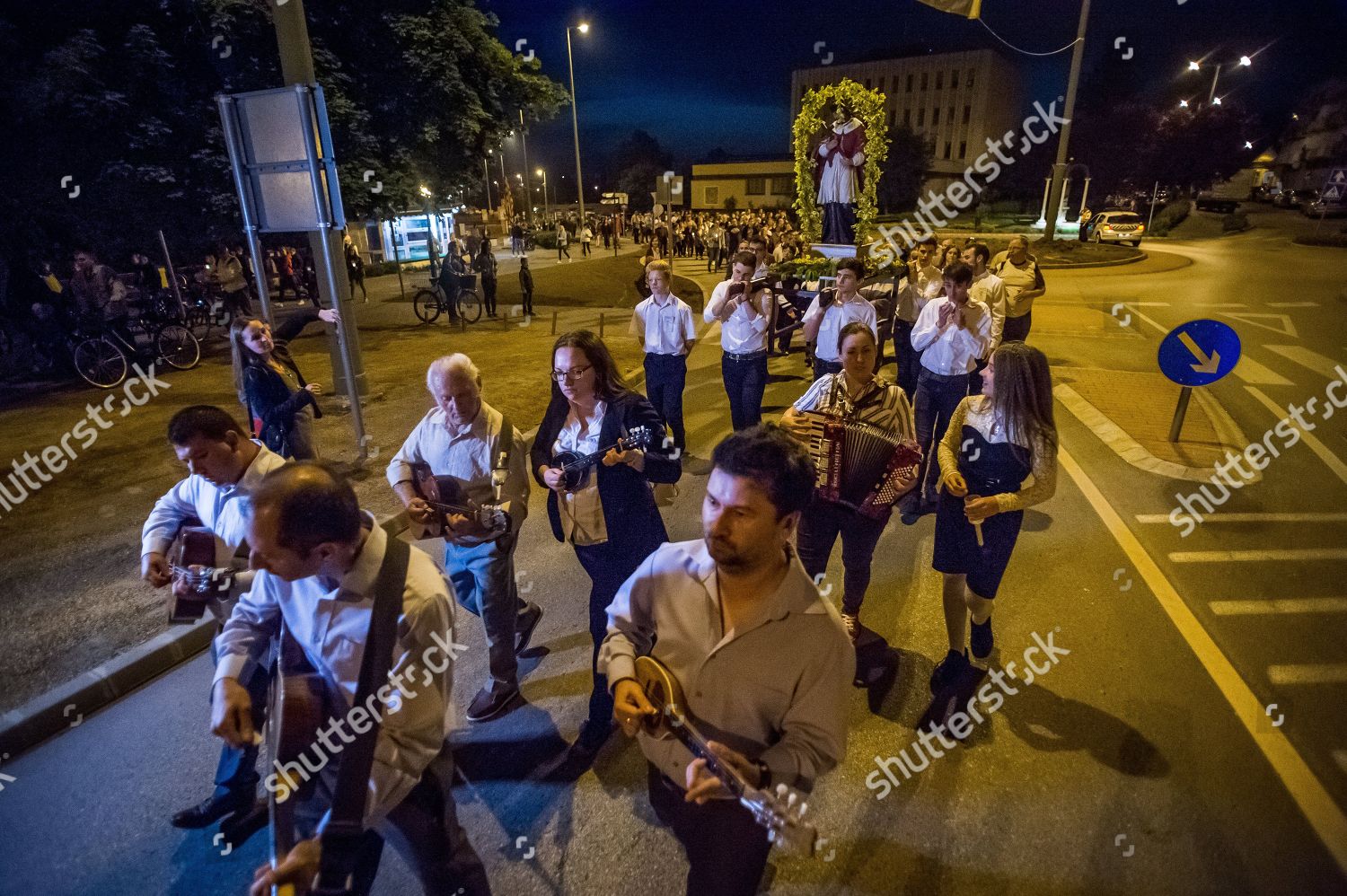 Young Men Carry Statue St John Editorial Stock Photo - Stock Image ...