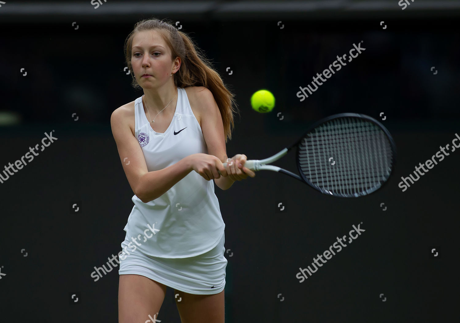 Members Wimbledon Tennis Initiative Perform Demonstration Editorial ...