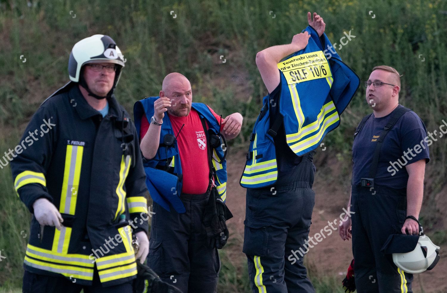 Emergency Workers Scene Accident Invovling Flixbus Editorial Stock ...