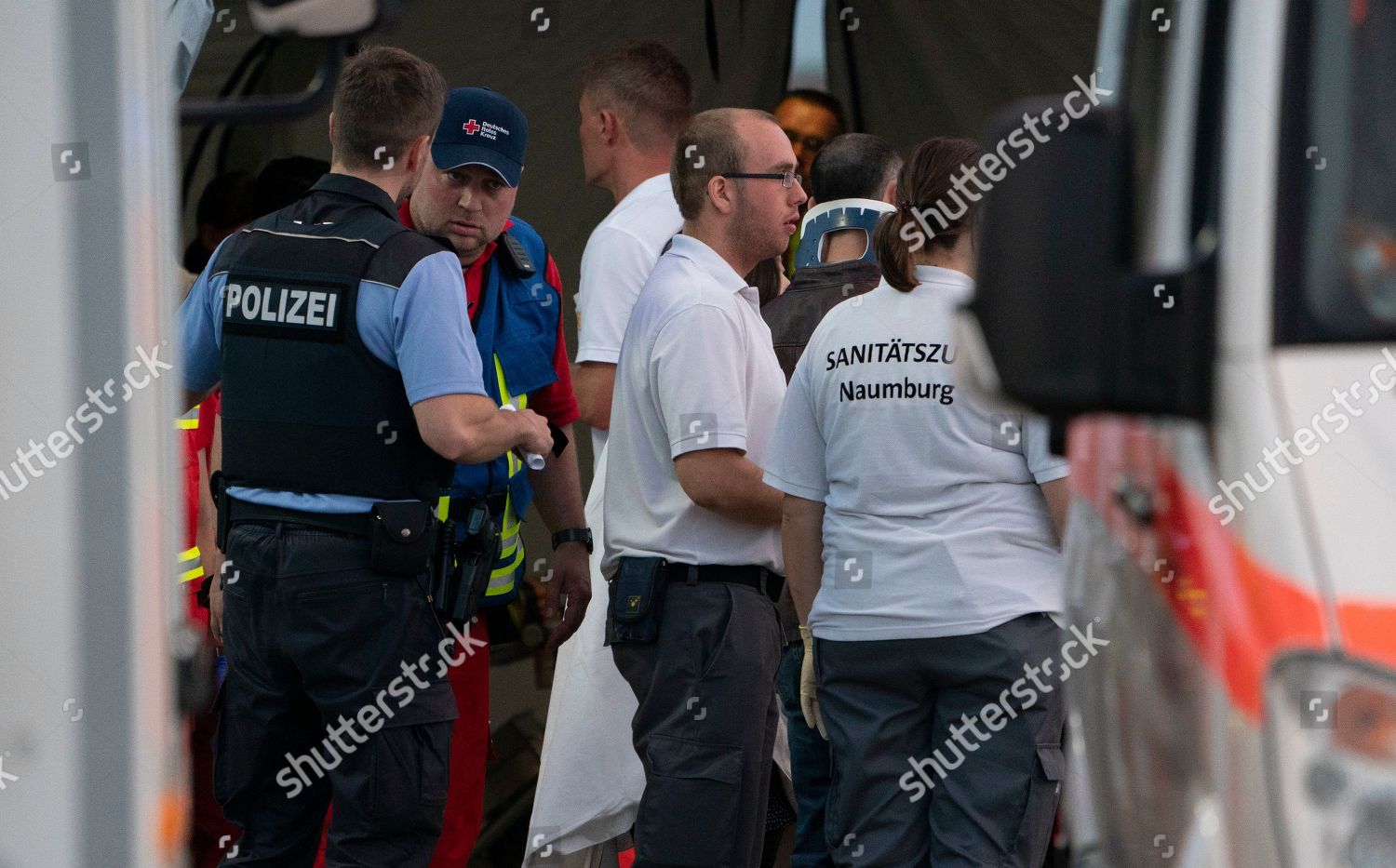 Emergency Workers Scene Accident Invovling Flixbus Editorial Stock ...