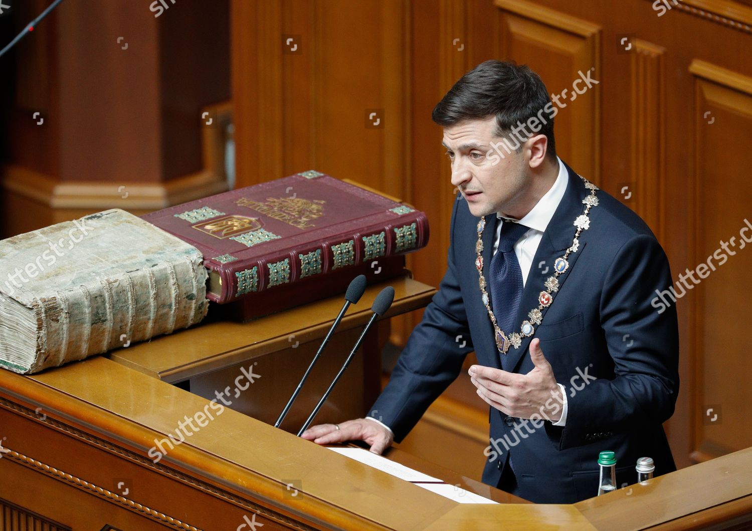 Presidentelect Volodymyr Zelensky Attends His Inauguration Editorial ...