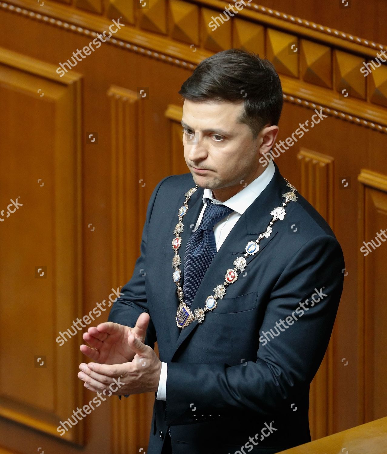 Presidentelect Volodymyr Zelensky Attends His Inauguration Editorial ...
