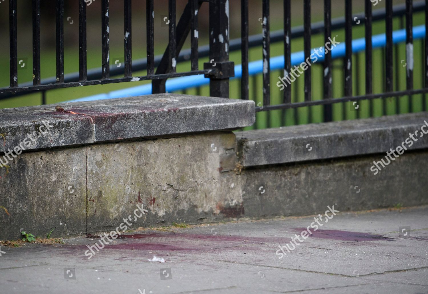 Pools Blood On Floor Scene Little Editorial Stock Photo - Stock Image ...