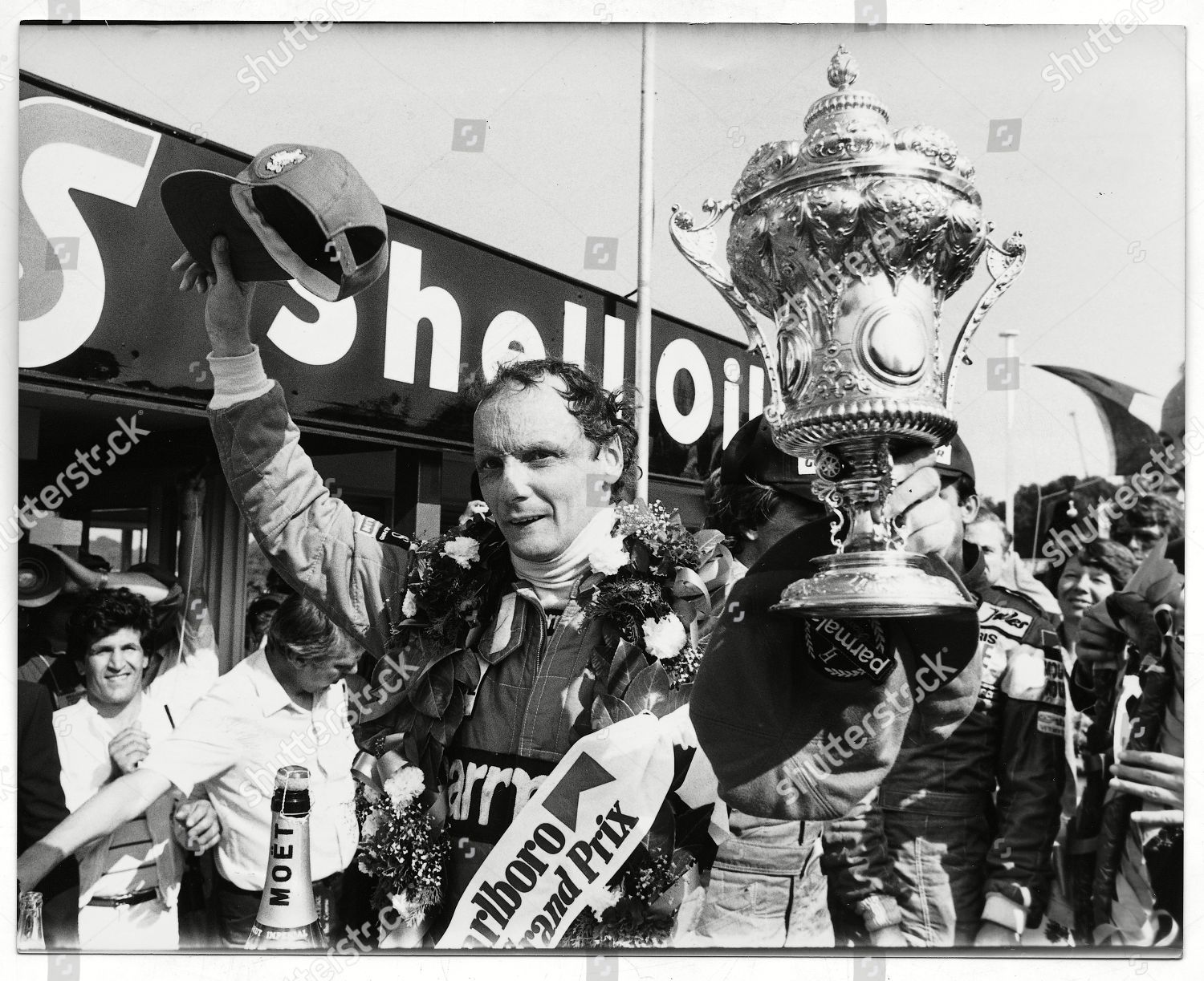Niki Lauda Pictured After Winning British Editorial Stock Photo - Stock ...