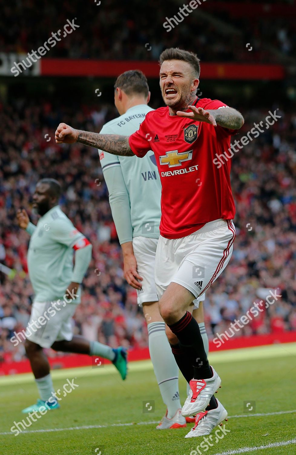 David Beckham Manchester United Cele On Editorial Stock Photo - Stock ...
