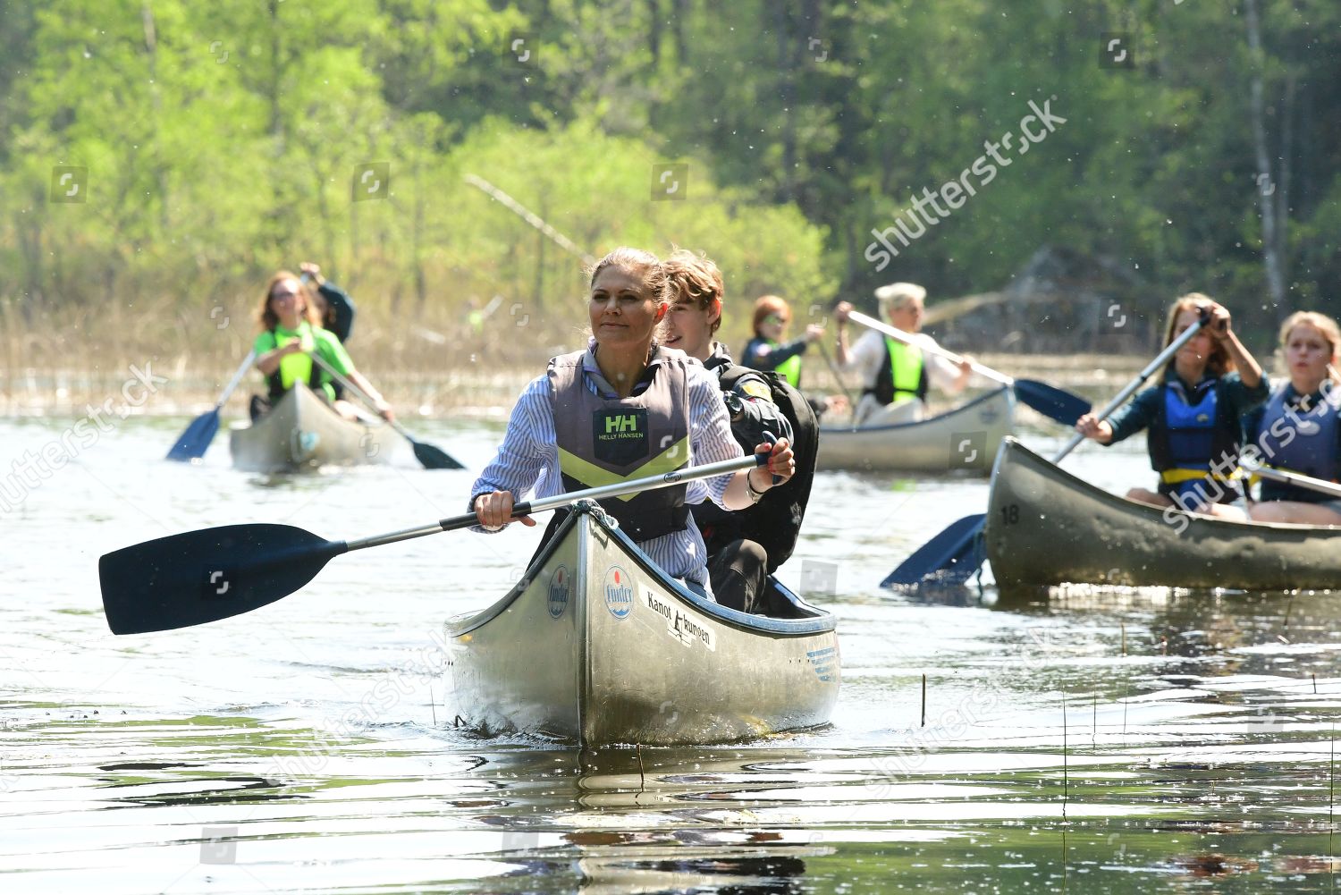 Crown Princess Victoria Canoeing Editorial Stock Photo - Stock Image ...