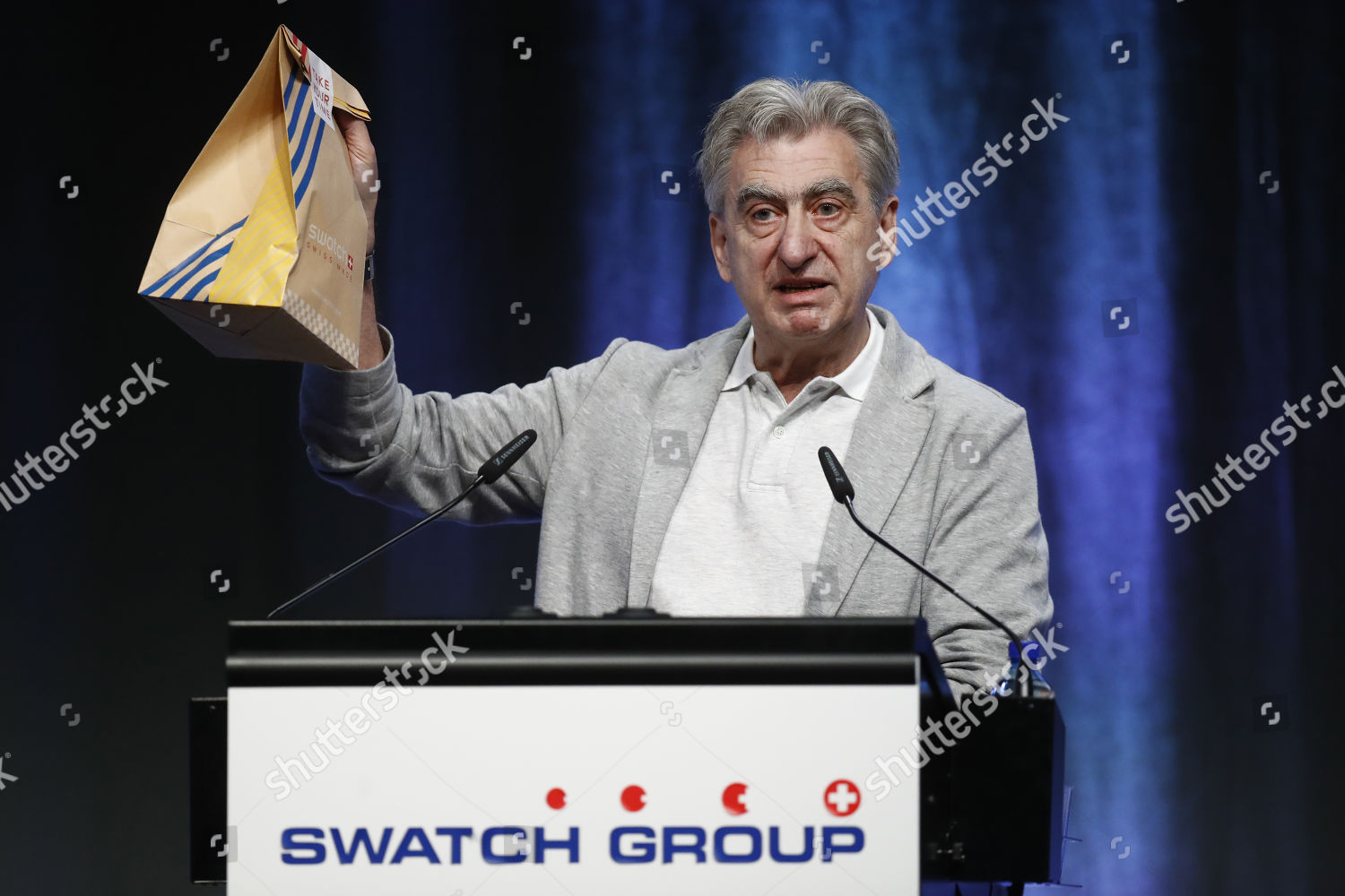 Nick Hayek Ceo Swatch Group Shows Editorial Stock Photo - Stock Image ...
